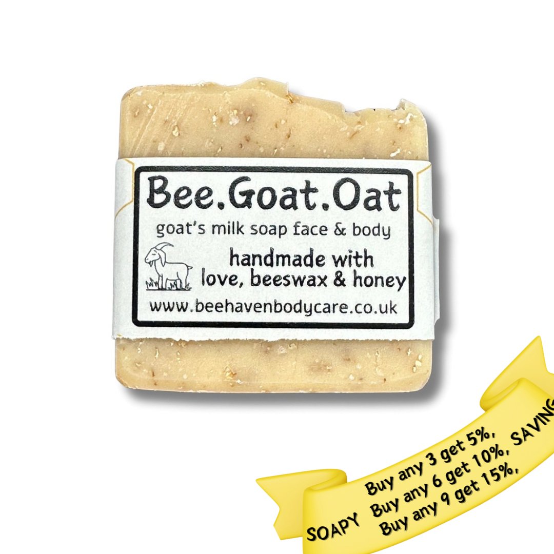 Bee.Goat.Oat- Goats Milk Beeswax Soap (The Honey One with Oatmeal) Fra ...