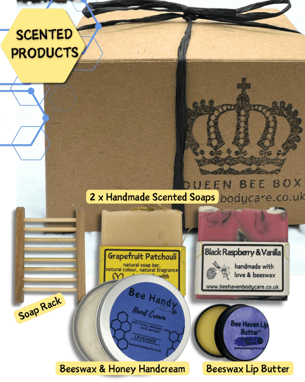 Queen Bee (5pcs) Gift Box – Bee Haven Bodycare & Gifts