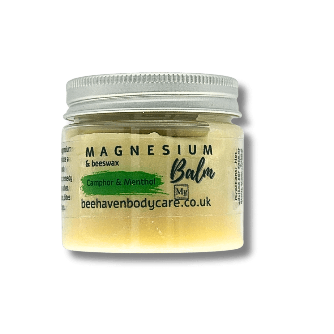 Magnesium Muscle Balm - Camphor & Menthol – Bee Haven Bodycare & Gifts